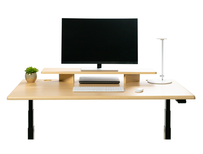 FlyDeck Desktop Riser | Monitor Riser - 3D Laminate – iMovR