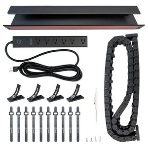 Tucker Pro Cable Management Kit for Adjustable Desks | iMovR.com